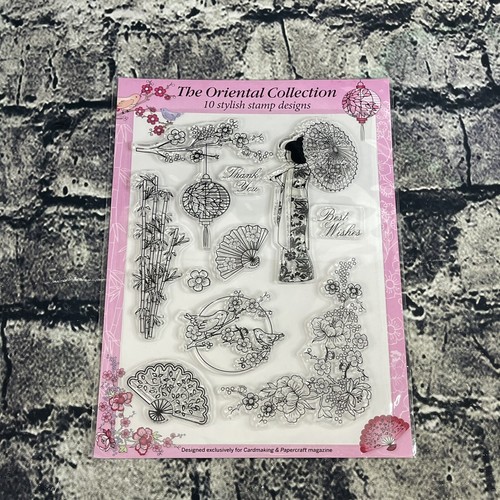 Jennifer Ellory The Oriental Collection 10 Designs Clear Stamps ...