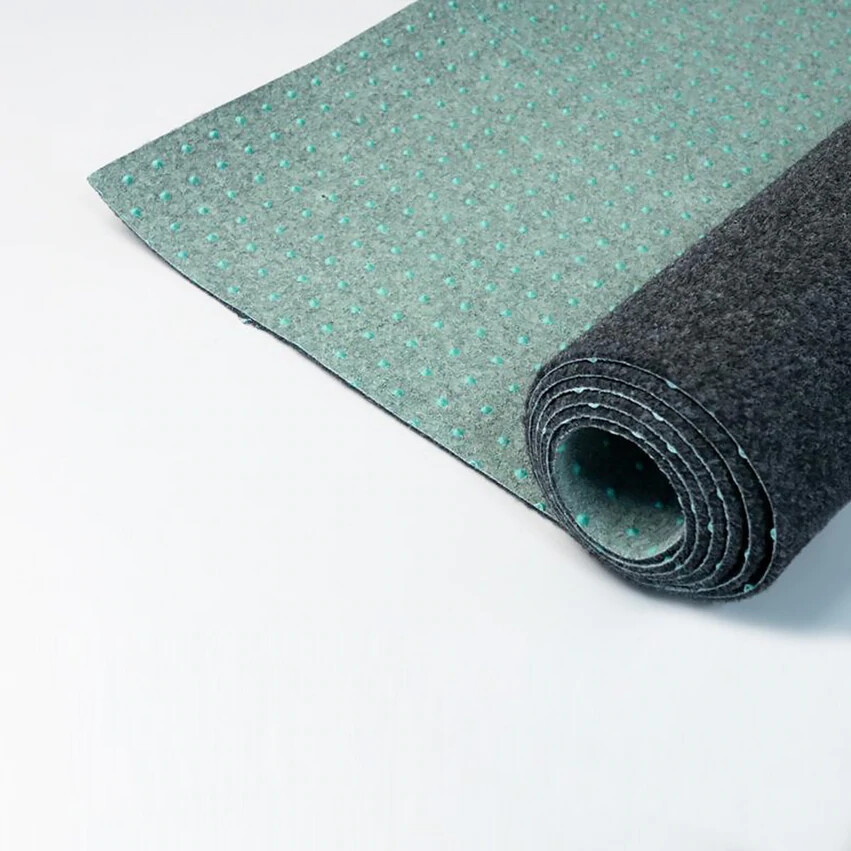 Kunstrasen Rasenteppich 1190g/m² FarbwunderPro Anthrazit Vlies Kunstrasenteppich | eBay