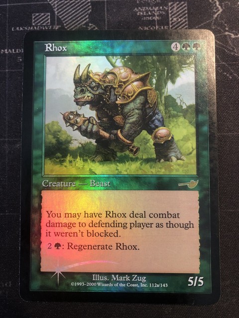 MTG Rhox Nemesis 112/143 Regular Rare for sale online | eBay