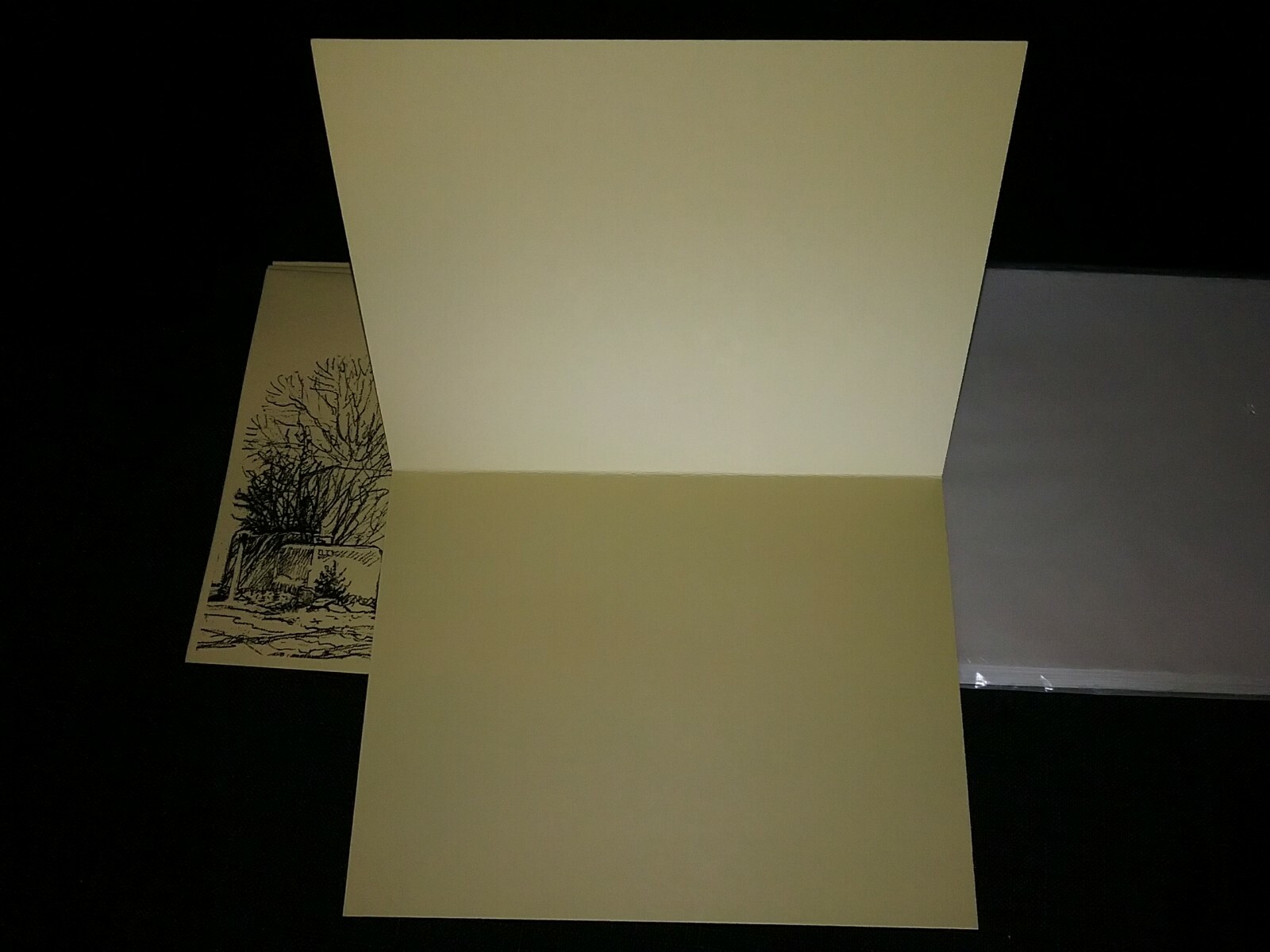 Set of 10 Handmade Blank "Santa Fe" Print Note Cards by Janet W ...