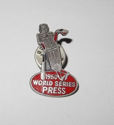 1950 Baseball Philadelphia Phillies World Series Media Press Pin Charm ...