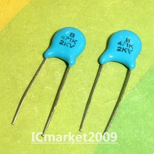 200 PCS 2KV471 High Voltage CERAMIC CAPACITOR 470pF 2KV 2000V 471k | eBay