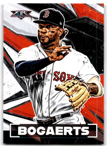 2021 Topps Fire #91 Xander Bogaerts Boston Red Sox | eBay