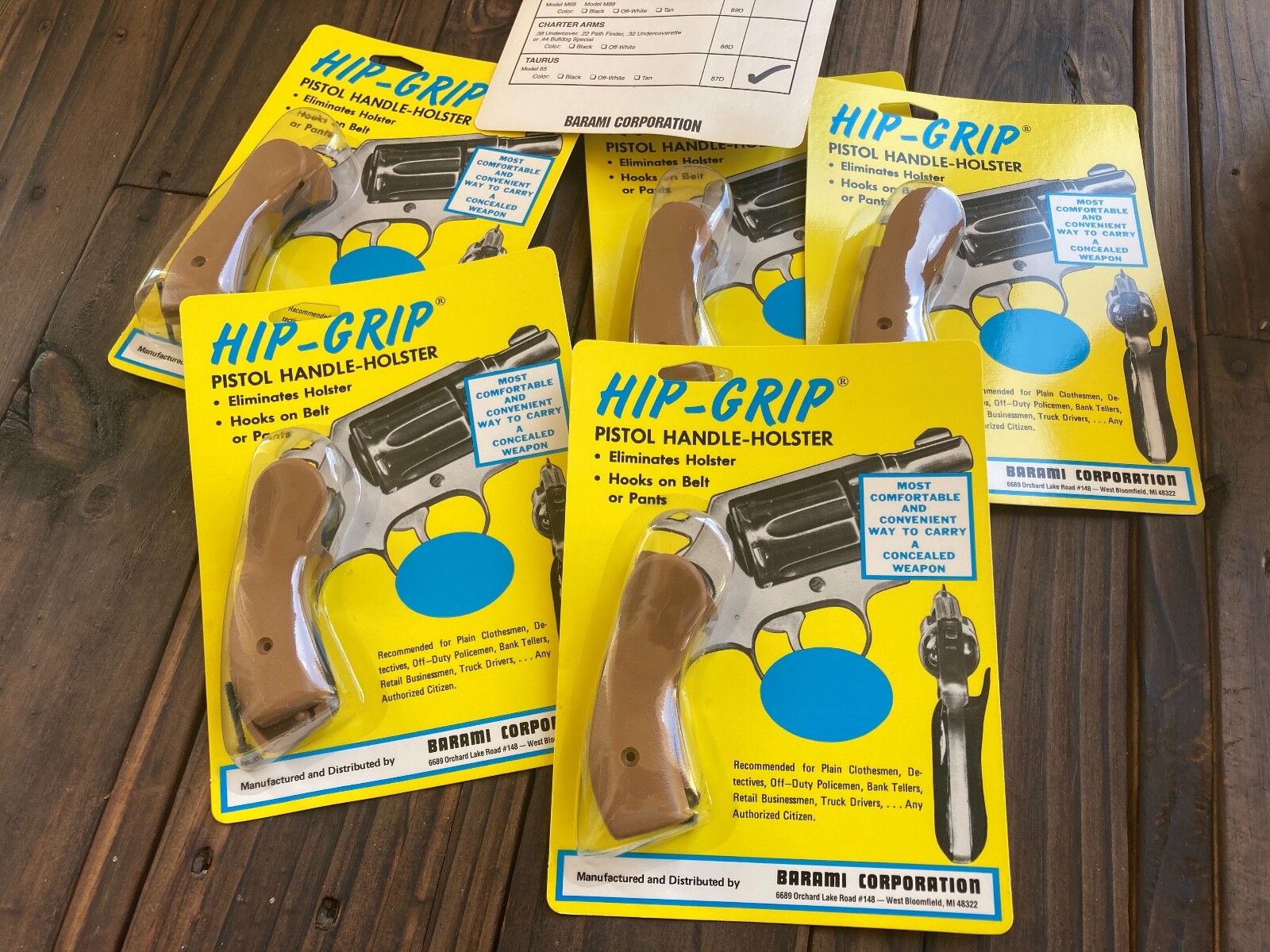 Vintage Old School Barami Hip Grip Pistol Grip Set Screw For Taurus 85 ...