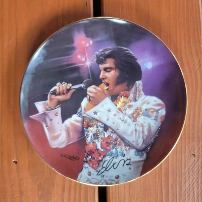 1995 Elvis Presley "The King" Remembering Elvis Bradford Exchange Plate ...