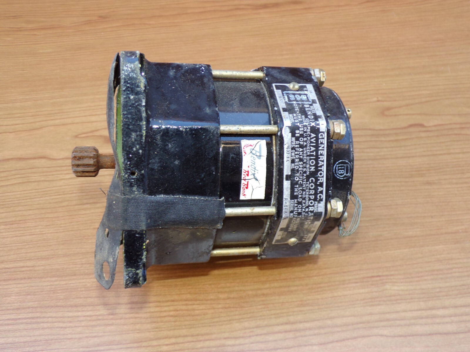 Bendix AC Generator Type 1632 MFG DWG No 1632-1-C (Eclipse-Pioneer ...