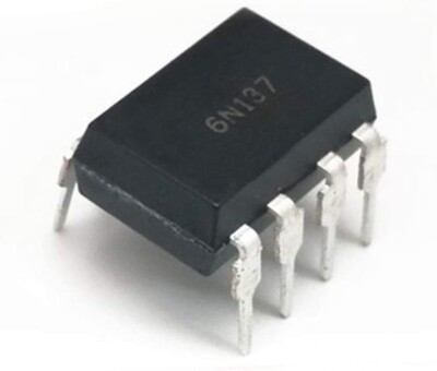 1pc 6N137 LOGIC IC OUTPUT OPTOCOUPLER DIP-8 | eBay