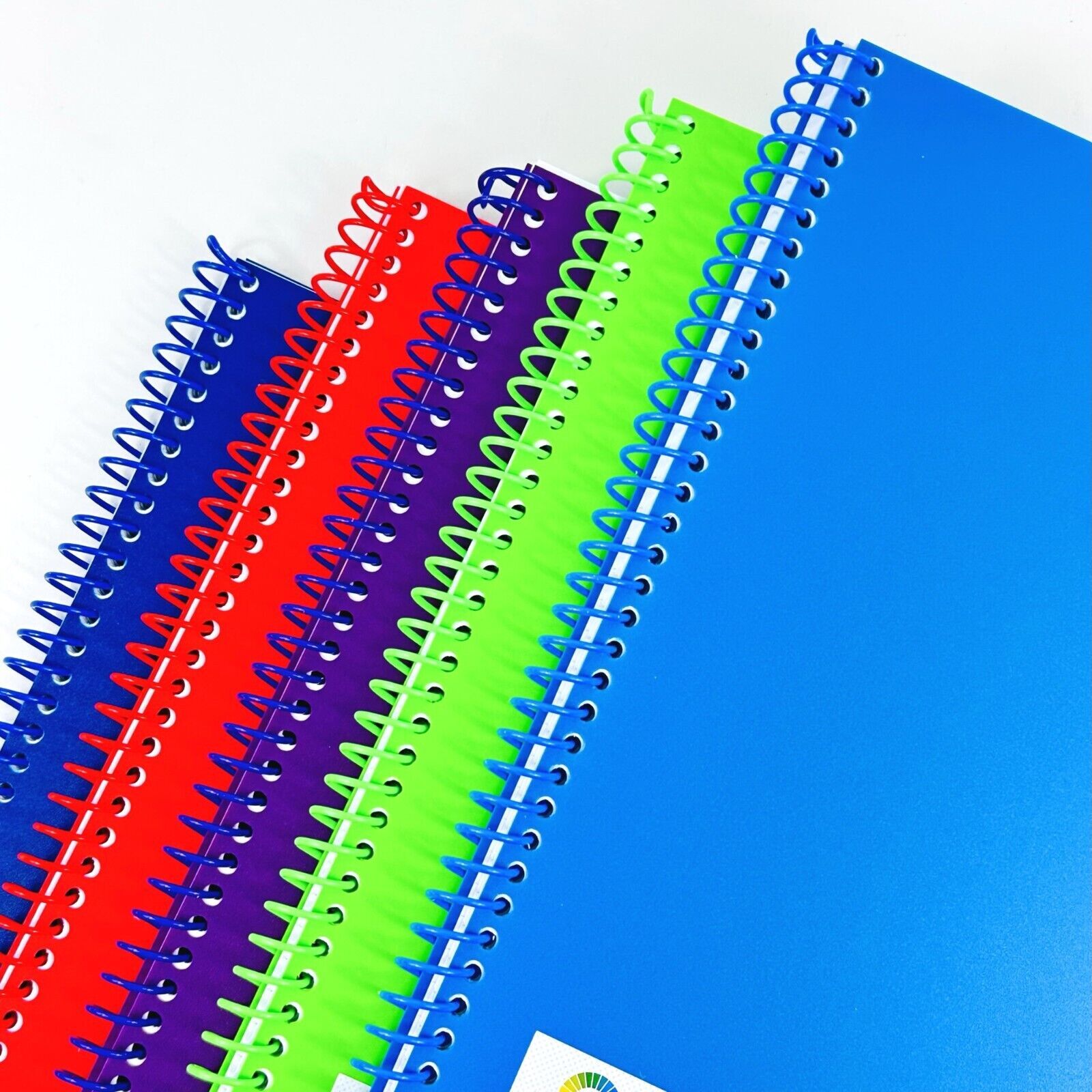 Spiral Notebook Flexi Cover 160 Pages Feint Margin Ruled Home School ...