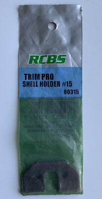 New! RCBS Trim Pro Case Trimmer Shell Holder #15 Model 90315 for ...