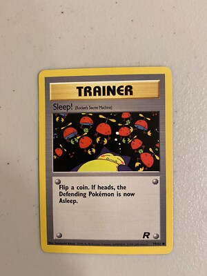 Sleep - 79/82 Team Rocket Unlimited Common Trainer - NM | eBay