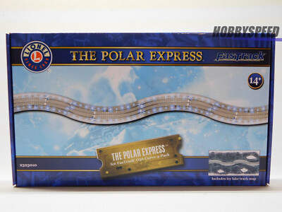 LIONEL THE POLAR EXPRESS ICE TRACK ILLUMINATED FASTRACK CURVES light ...