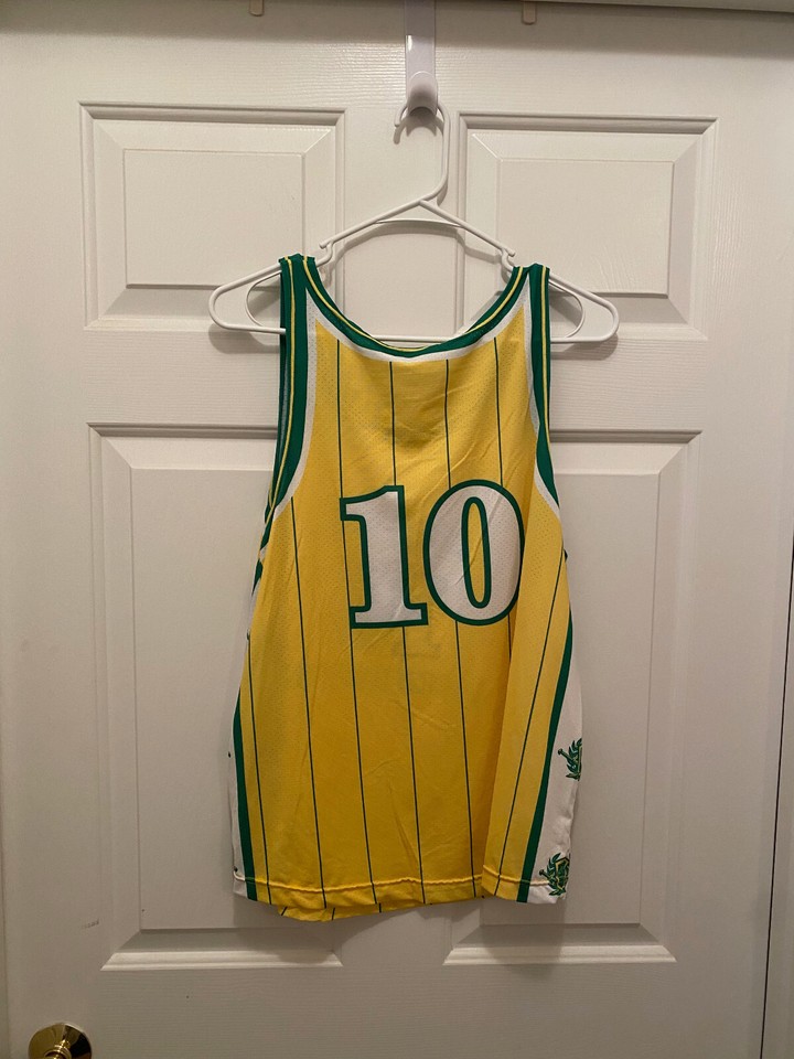 Swagger Apple TV Show Houston Basketball Worn Prop Yellow Green Jersey ...