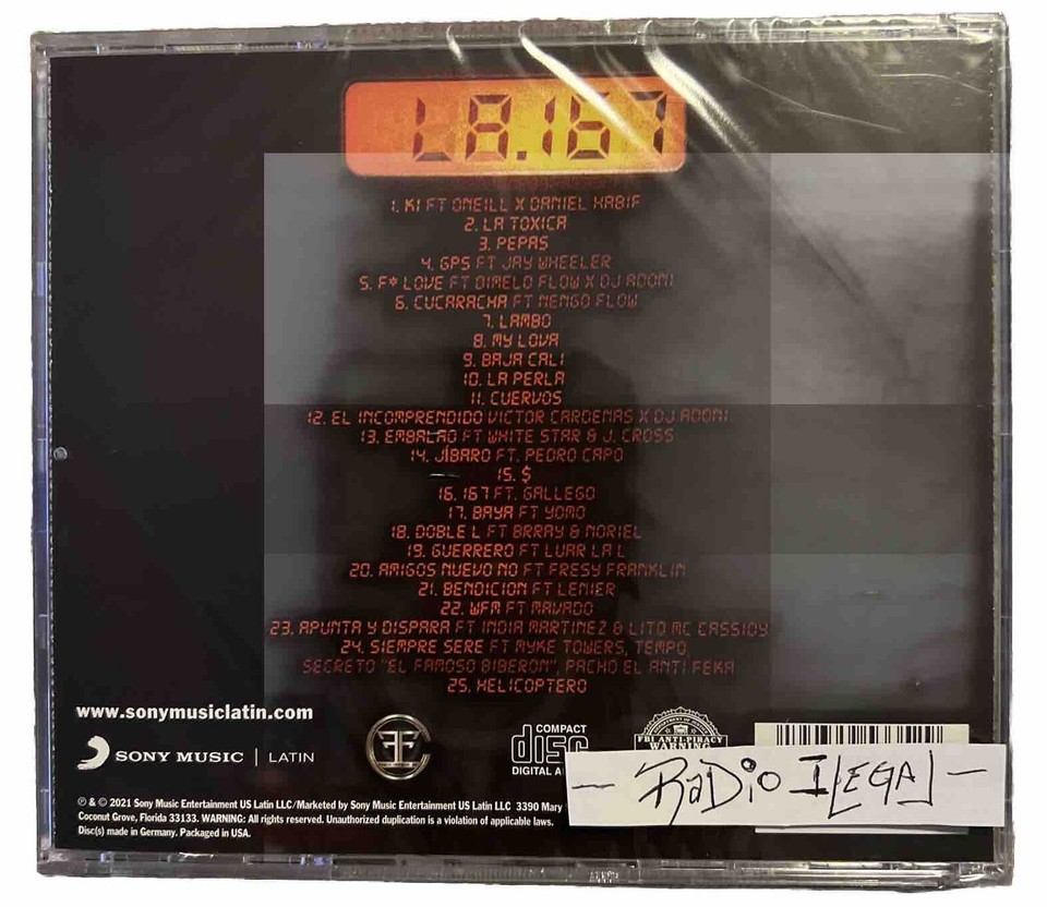 FARRUKO - La 167 Reggaeton 194399533529| eBay