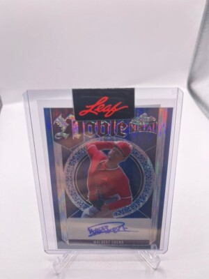 WALBERT URENA AUTO NOBLE LEAF METAL 2023 1/1 SSP Pre-Production Proof ...