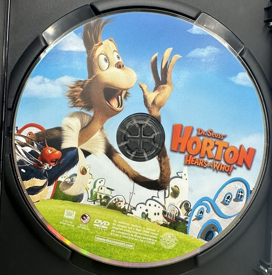 Dr. Seuss’ Horton Hears a Who! DVD Widescreen Jim Carrey Steve Carell ...