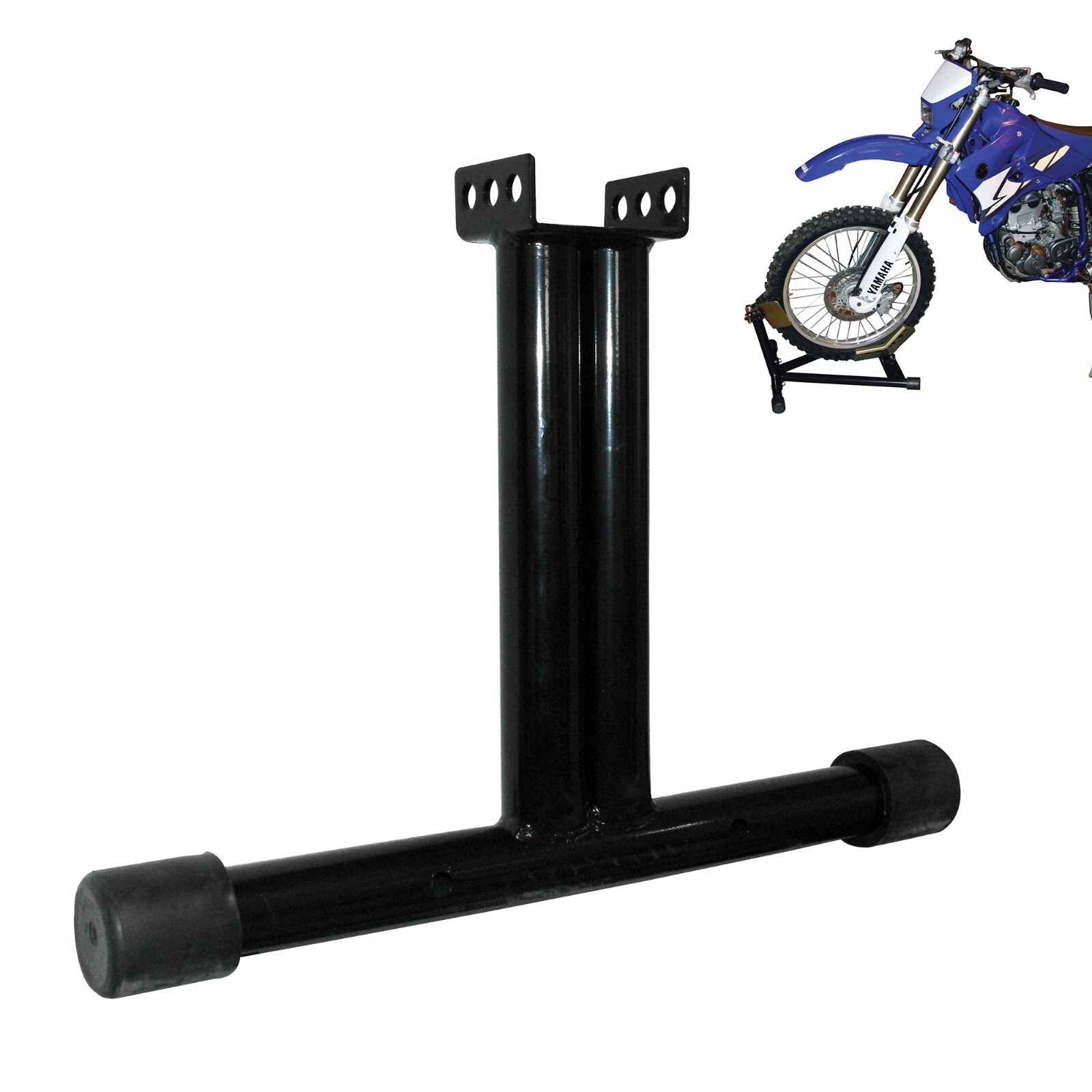 BikeTek Motorcycle 21" Front Wheel Chock Converter Conversion Kit For ...