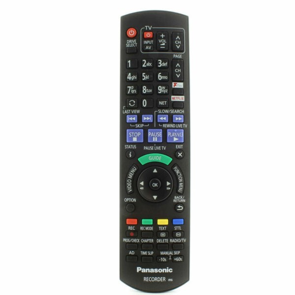 Panasonic Remote Control for Dmr-hwt150eb Freeview HD PVR 500gb HDD ...