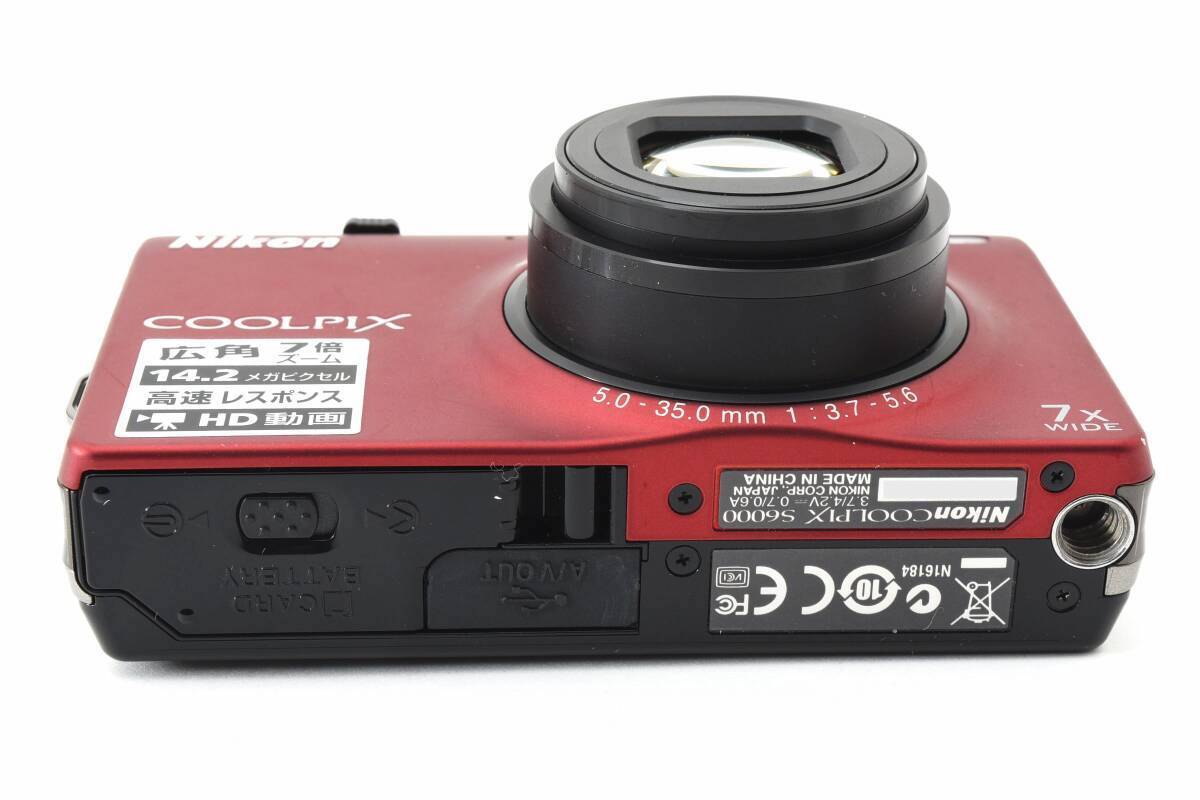 Nikon COOLPIXS S6000 Red Digital Camera English Language Nikon COOLPIXS S6000 Red Digital Camera English Language