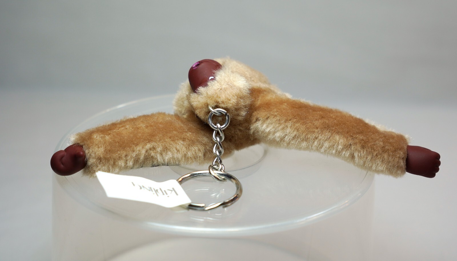 NWOT Kipling Fuzzy MONKEY BAG CHARM KEY CHAIN "INES" Tan | eBay