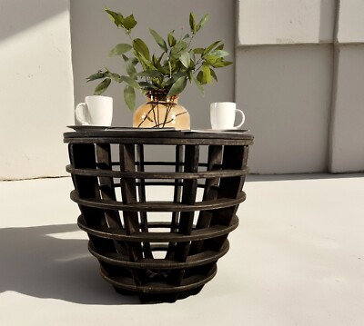 Beehive Coffee Table modern outdoor wooden furniture (Black) | eBay