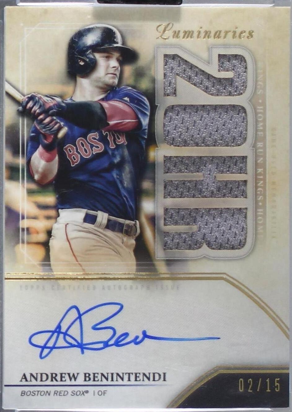 2020 Topps Luminaries - Home Run Kings Autograph Relics Andrew ...