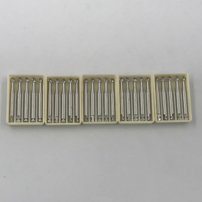 5 Boxes Dental RA #8 Round Carbide Bur for Slow Speed Latch Type #8 RA ...