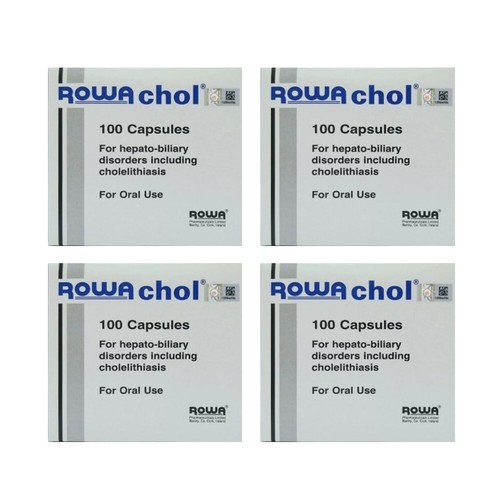4 Box 100's Rowachol For Hepato Biliary Disorders Rowa Cholelithiasis ...