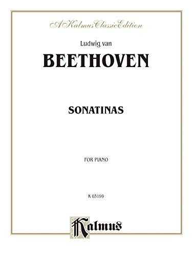 SONATINAS, COMPLETE (KALMUS EDITION) By Ludwig Van Beethoven **BRAND ...