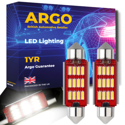 For Mercedes M-Class Led White 12 Smd Canbus Number Plate Light Bulbs ...