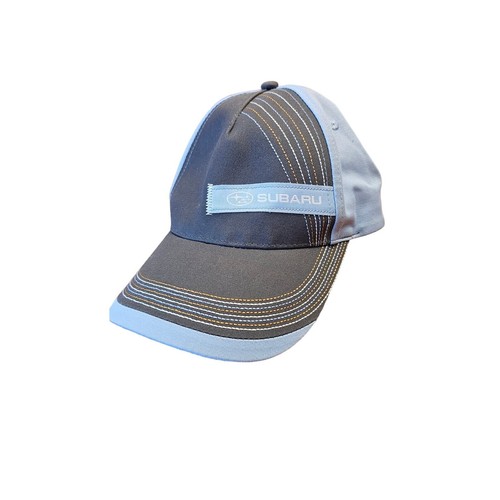 Subaru Light blue and gray multicolor stitch adjustable hat | eBay