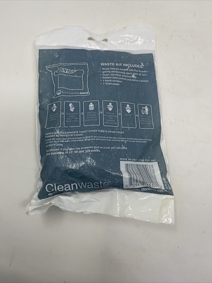 GO ANYWHERE WASTE KIT SINGLE | eBay