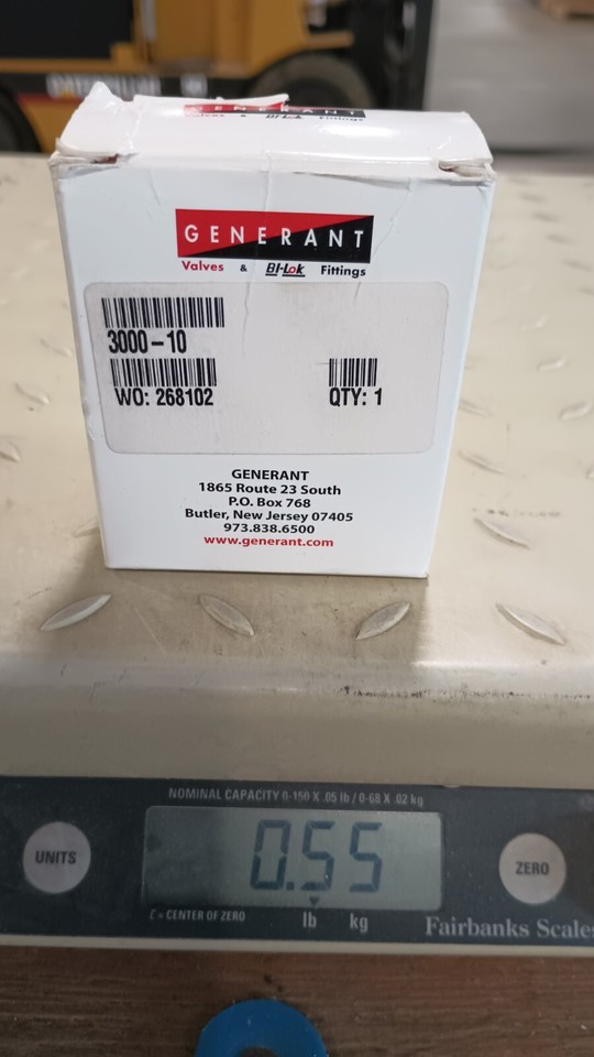 GENERANT NEEDLE VALVE P/N 3000-10 / 86495660 | eBay