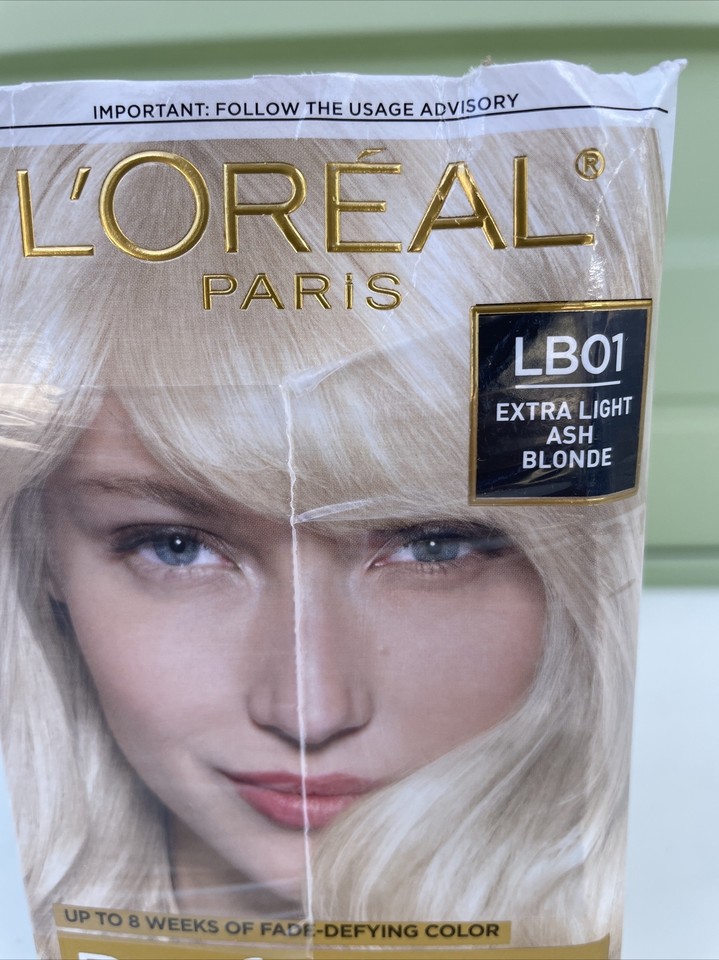 4 Loreal Paris Superior Preference Hair Color #LB01 Extra Light Ash Blonde Dye | eBay