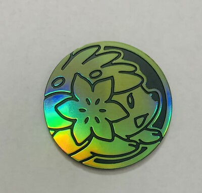 Pokemon TCG Light Green Shaymin Coin | eBay