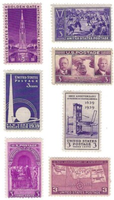 Scott 852-858, 7 - 3 Cent Commemoratives MNH | eBay