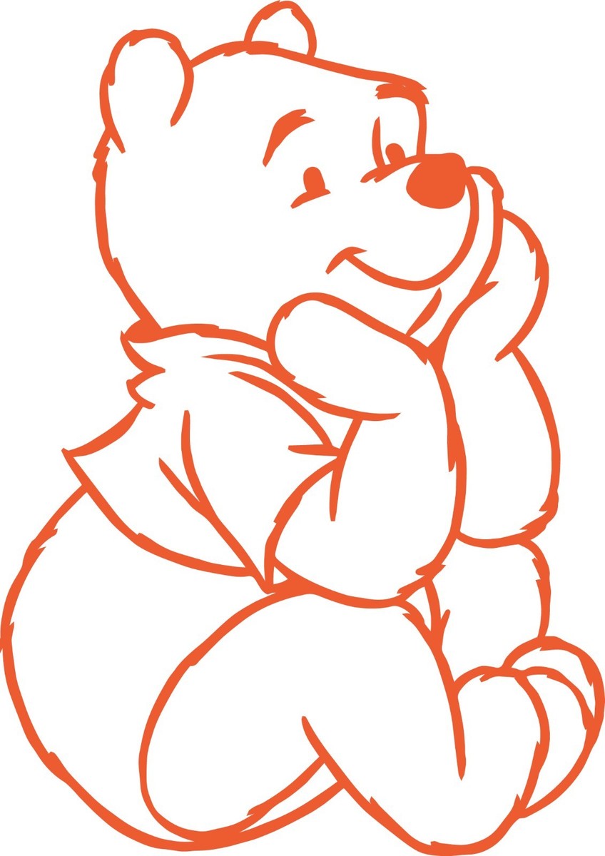 Winnie The Pooh Body Outline