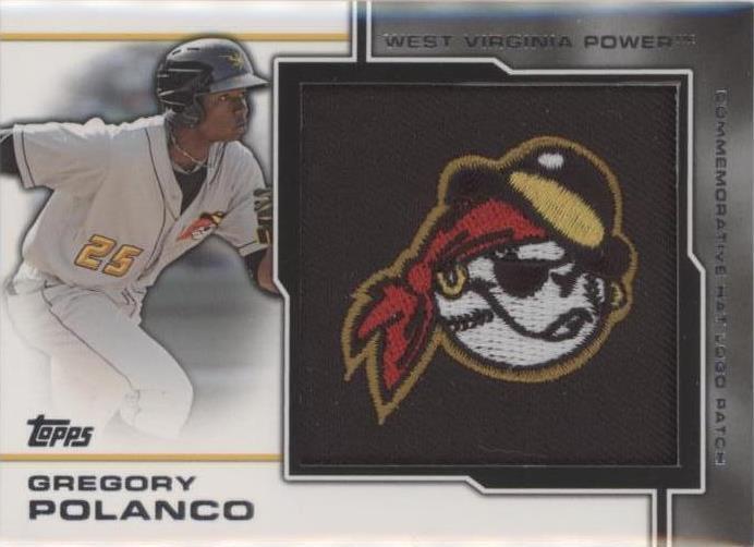 2013 Topps Pro Debut - Hat Logo Patch Gregory Polanco #MP-GP /75 (RC ...