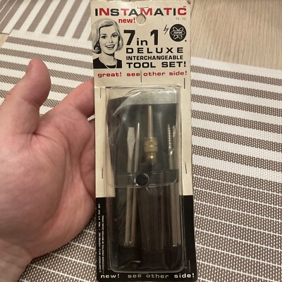 1972 Fedtro Instamatic 7 in 1 Deluxe Interchangeable Tool Set NOS | eBay