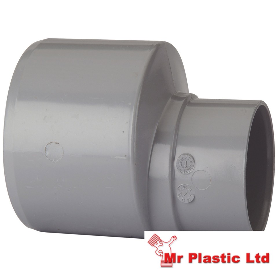 Polypipe 68mm Rain Water Round Down Pipe Fittings in Grey | eBay UK
