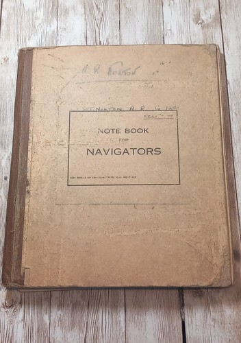 Original WW2 RCAF Canadian Air Force Navigators Note Book Circa 1945 | eBay