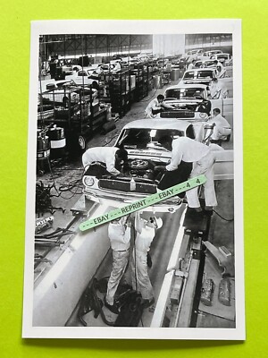 Found Photo of Shelby Ford Mustang Detroit Assembly Line | eBay