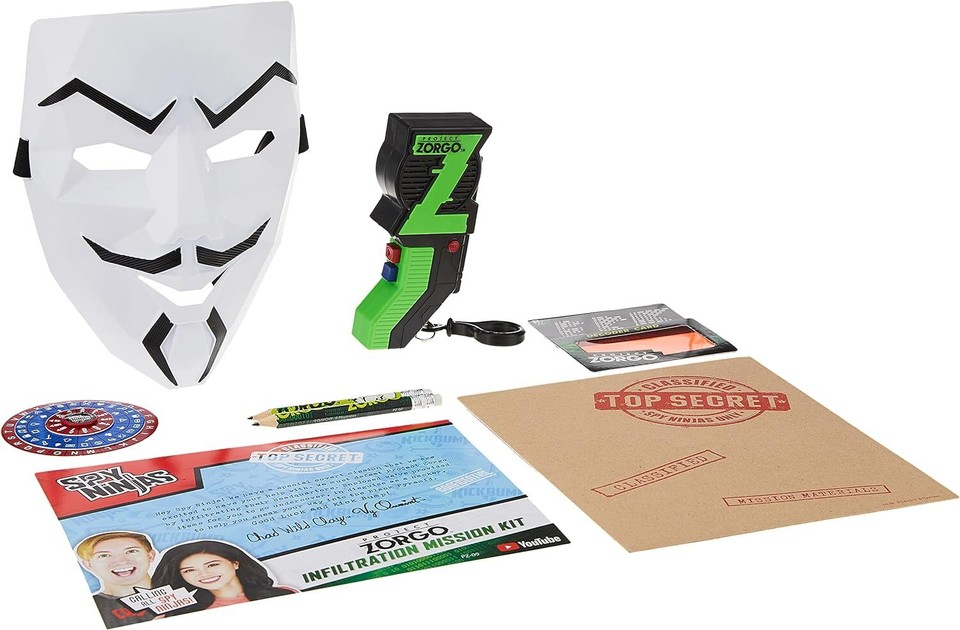Spy Ninjas Project Zorgo Infiltration Mission Kit With Mask Voice ...