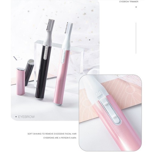 Electric Eyebrow Trimmer Shaper Mini Portable Facial Hair Shaver ...