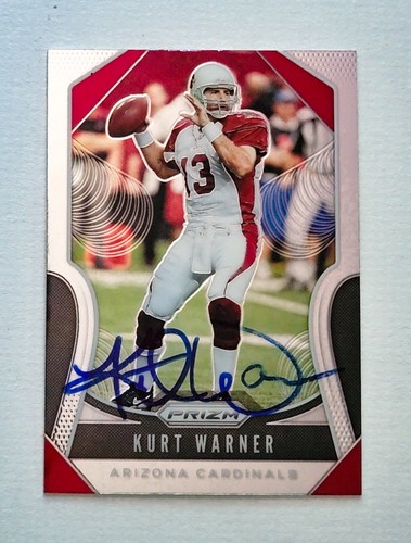 Kurt Warner Autograph 2019 Panini Prizm #278 - St. Louis Rams ...