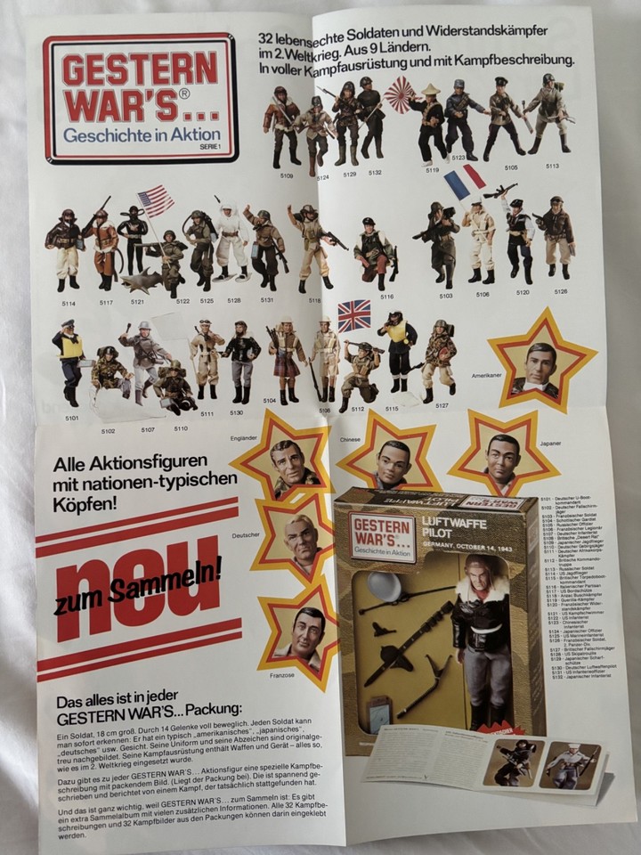 MEGO WORLD WAR GESTERN'S WAR GERMAN PROMOTIONAL POSTER AND BOOK | eBay