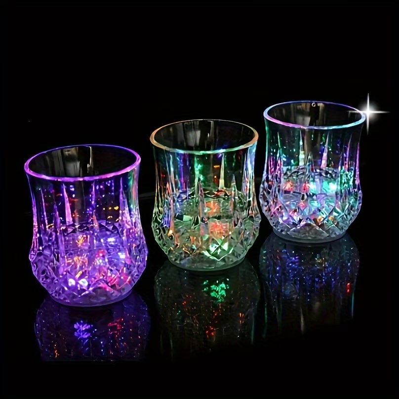 4pcs LED Glow Cups Light Up Party Tumblers Birthday Disco Valentine ...