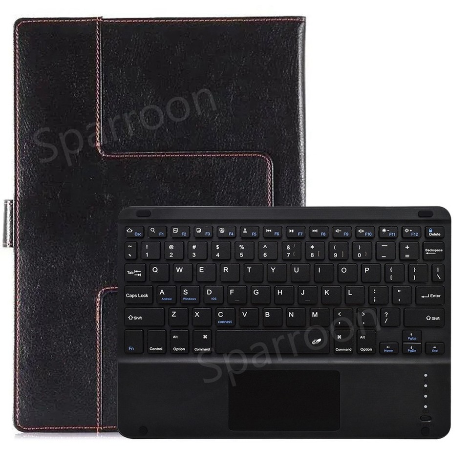 Universal Bluetooth Keyboard Case Mouse For 9.7"-11" inch IOS Android ...