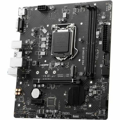 MSI PRO H510M-B LGA-1200 DDR4 Micro ATX Desktop Motherboard PROH510MB ...