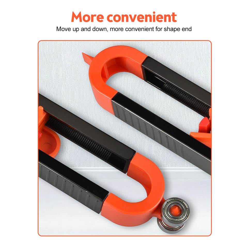 Precise Contour Gauge with Lock Profile Scribing Ruler Carpenter ...