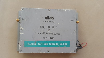 Elisra Amplifier 220-480 Mhz | eBay